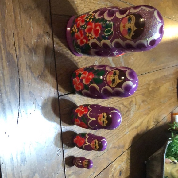 Accents | 5 Piece Beautiful Russian Nesting Dolls Matryoshka | Poshmark